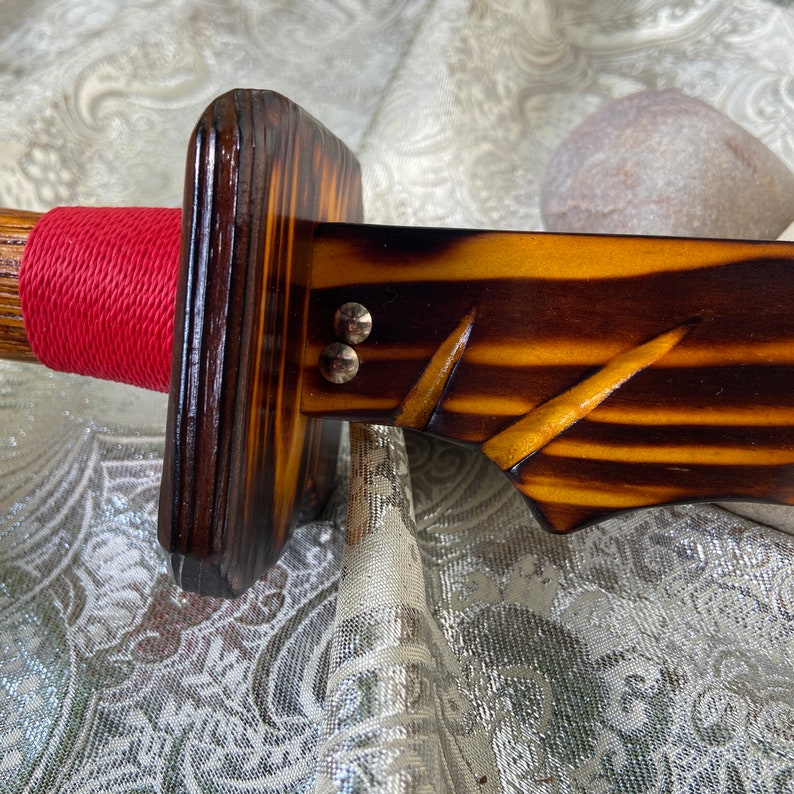 Handcrafted Unique Fantasy Wooden Sword With Unique Handle, Perfect ...