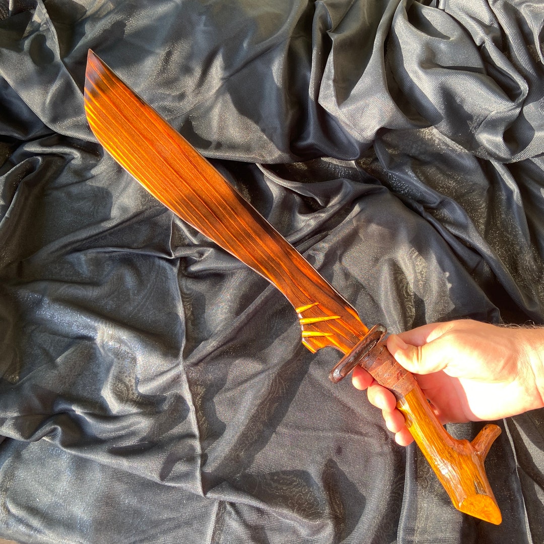 Handcrafted Unique Fantasy Wooden Sword, Cosplay or Decoration ...