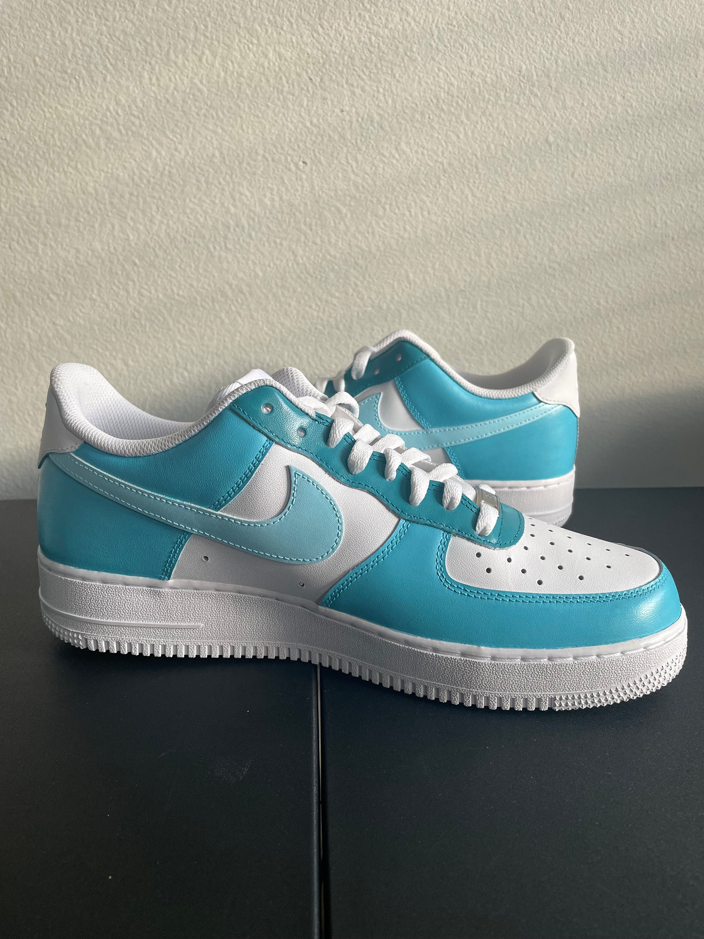 Custom Blue Air Force 1s mens 11 / Womens 12.5 - Etsy