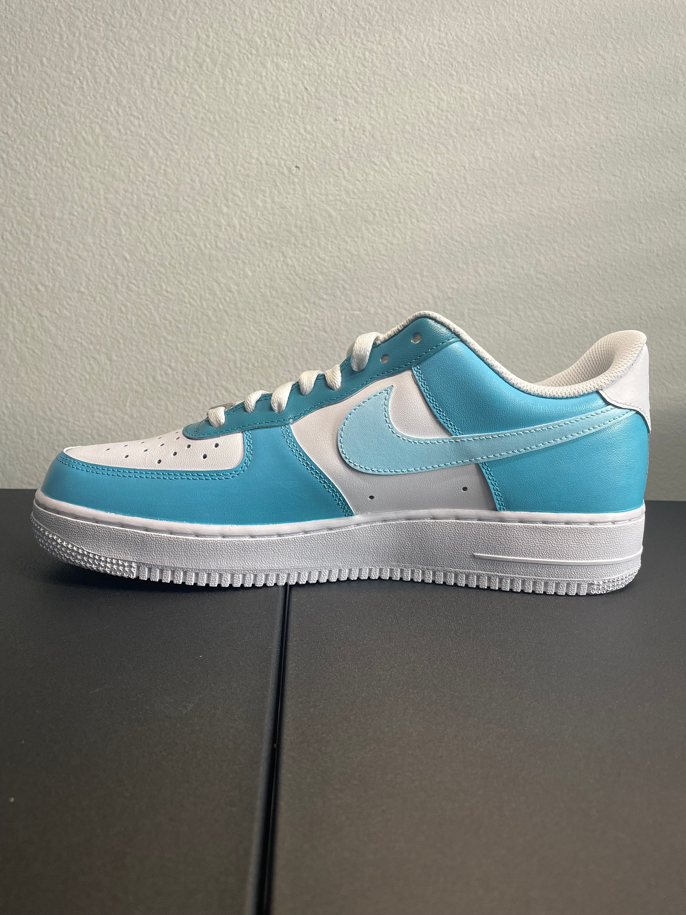 Custom Blue Air Force 1s mens 11 / Womens 12.5 - Etsy