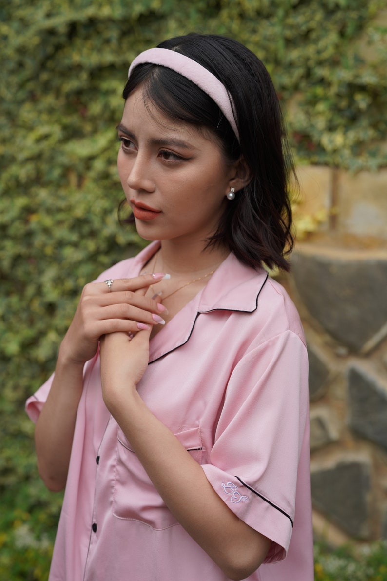 Mila Pink Silk Set - Etsy