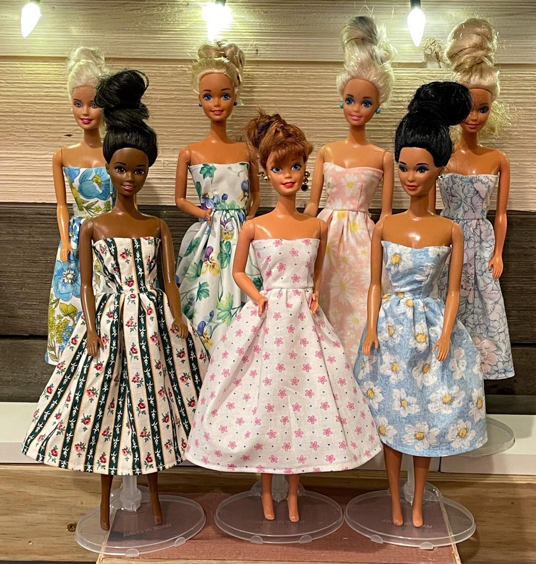 SPRING FLOWERS Sundresses - for 11.5 Inch Fashion Doll - Etsy