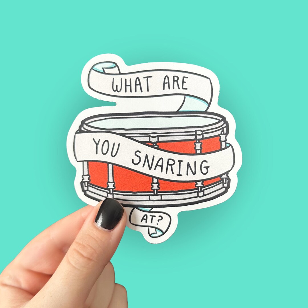 Snare Drum Sticker, Drummer Waterproof Sticker, Percussion Orchestra ...