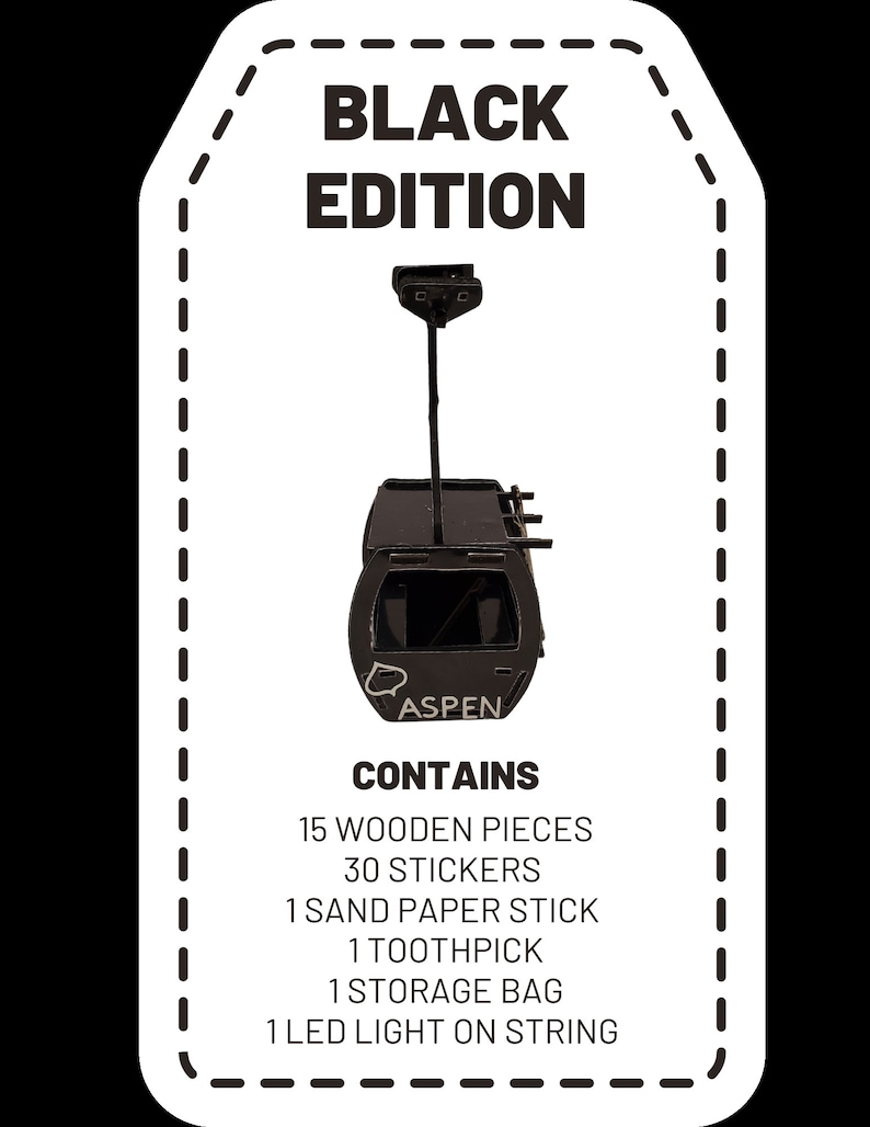 DIY Miniature Gondola Kit - Etsy