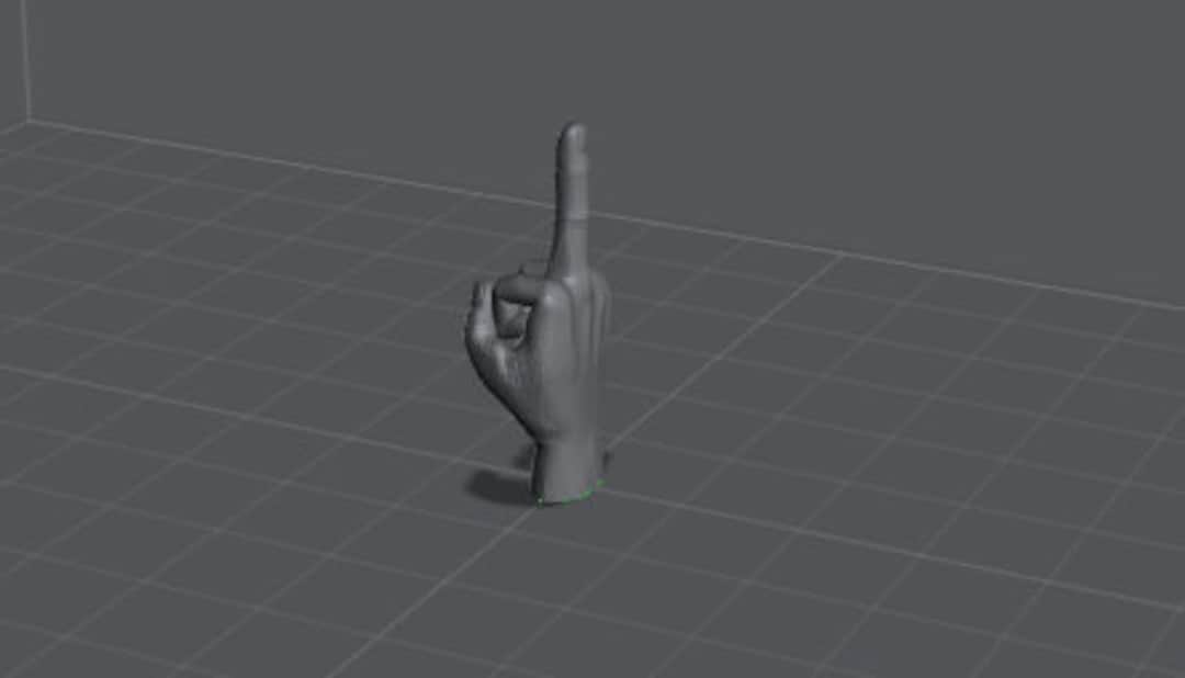 Middle Finger STL Digital Download - Etsy