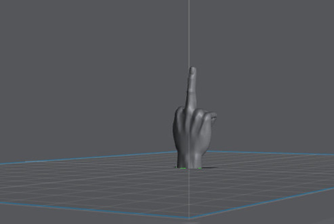 Middle Finger STL Digital Download - Etsy