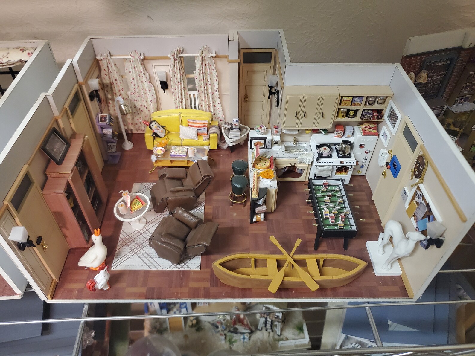 Joeys Apartment From Friends, Miniature 1/24th Scale - Etsy