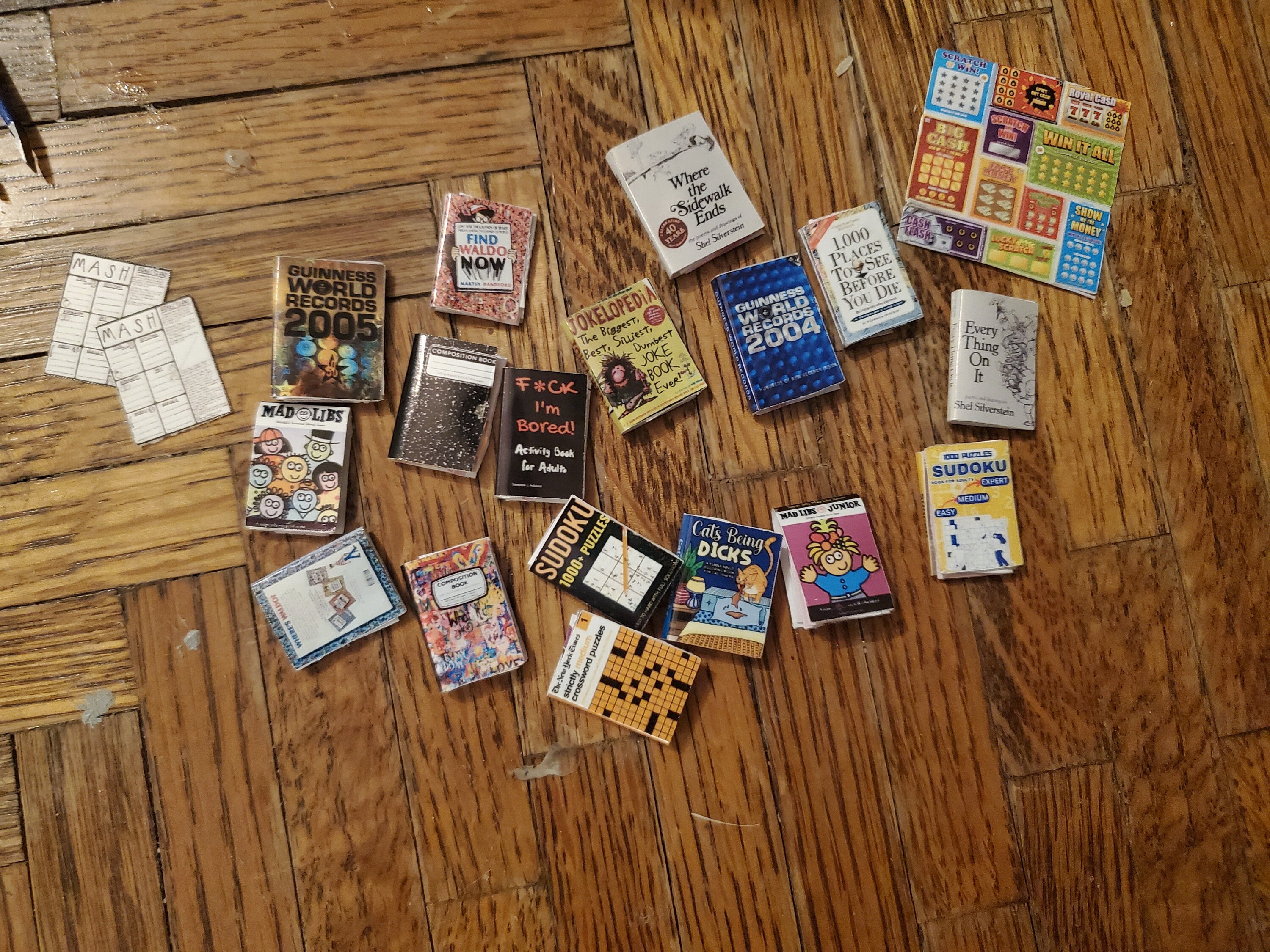 20 Popular Activity Miniature Book Covers , Mini Popular Books ...