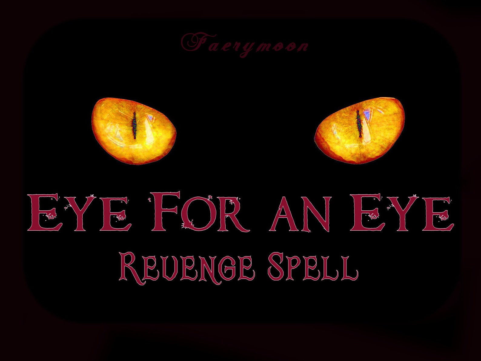 Revenge Spell Karmic Justice Divine Retribution Eye for an - Etsy