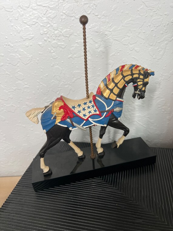 The Art of the Carousel Collection the Patriotic Horse - Etsy