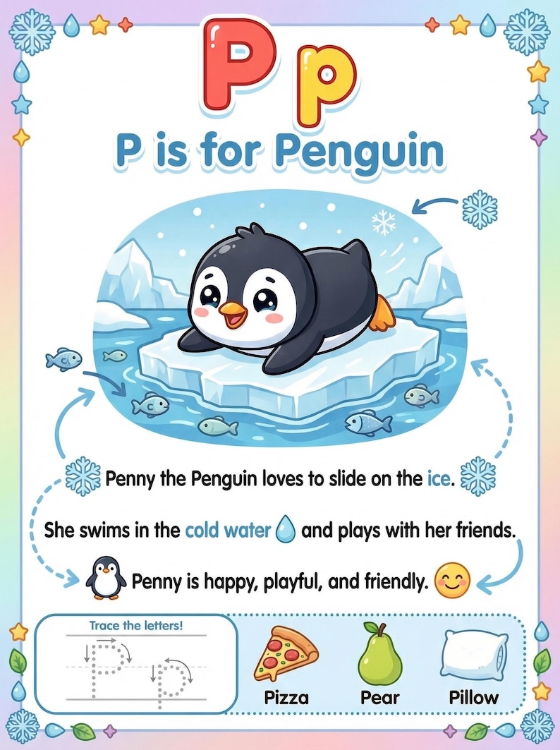 Alphabet Learning Book A-Z – Stories, Tracing, Activities (PDF Download ...