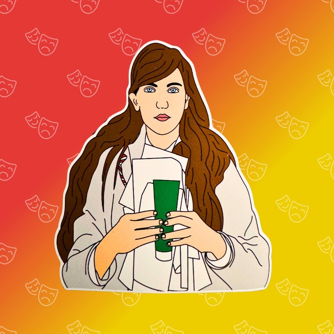 Matilda naughty Reprise Matilda the Musical Large Vinyl Sticker - Etsy