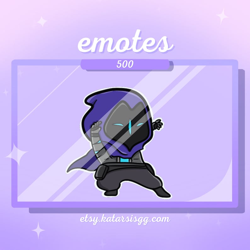Twitch | Animated Emote | Dancing Omen | Valorant | 4 - Etsy