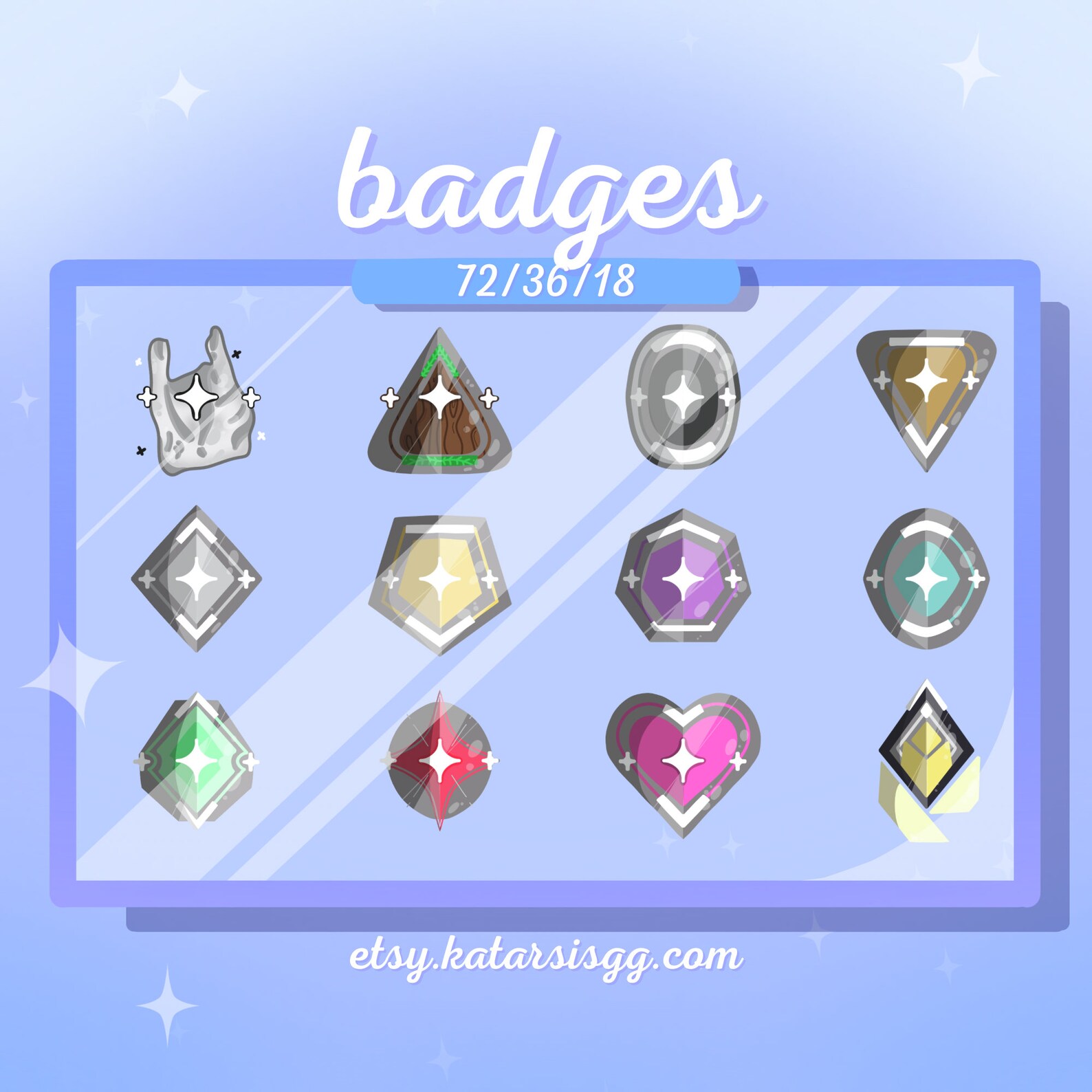 Twitch | Sub Badges | Valorant Ranks | Pastel | From Iron to Radiant ...