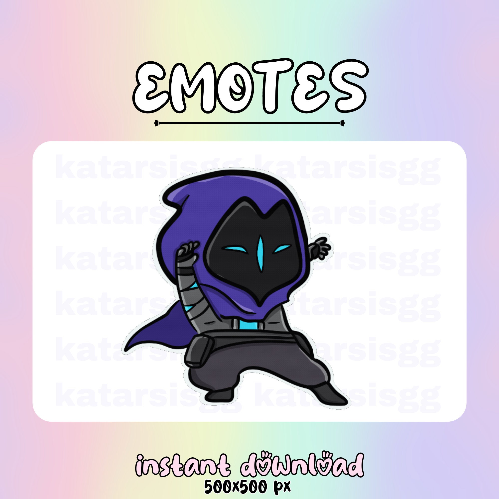 Twitch Discord Emotes Streaming Chat Cute Omen Dancing Cat - Etsy UK