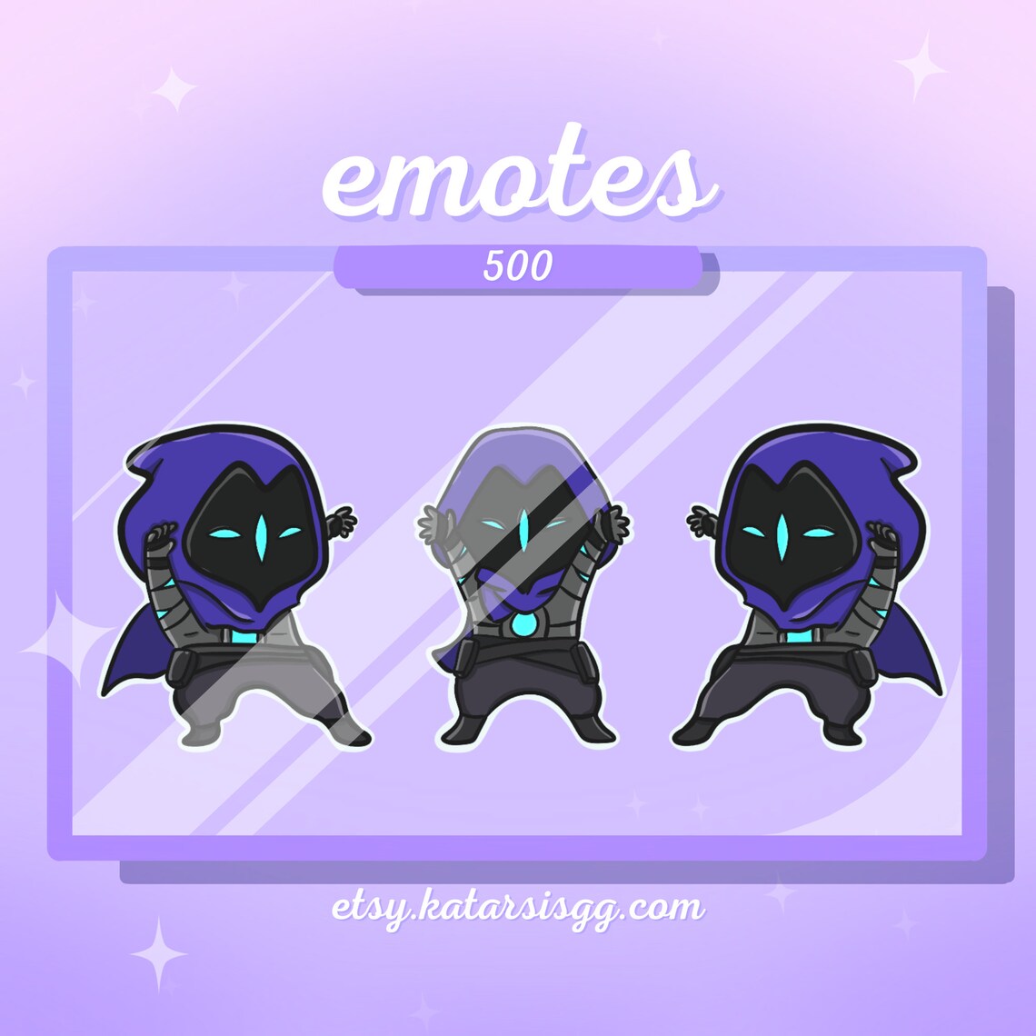 Twitch | Animated Emote | Dancing Omen | Valorant | 4 - Etsy