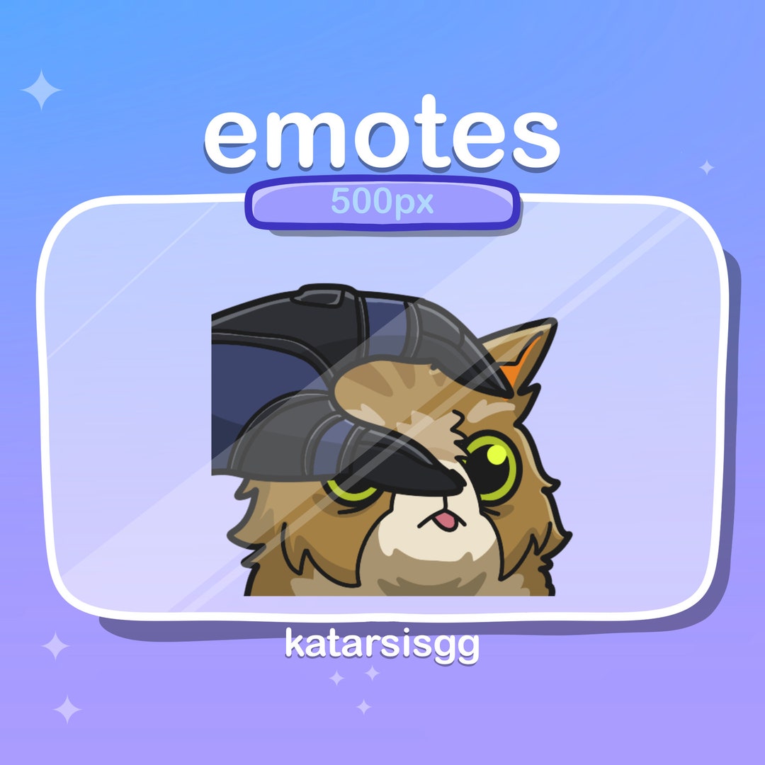 Twitch Animated Emotes Omen Cat Valorant Spray 4 - Etsy
