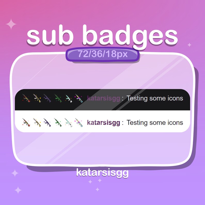 Twitch Sub Badges Vandal Valorant Skins Oni Prime Gaia Reaver Glitchpop ...