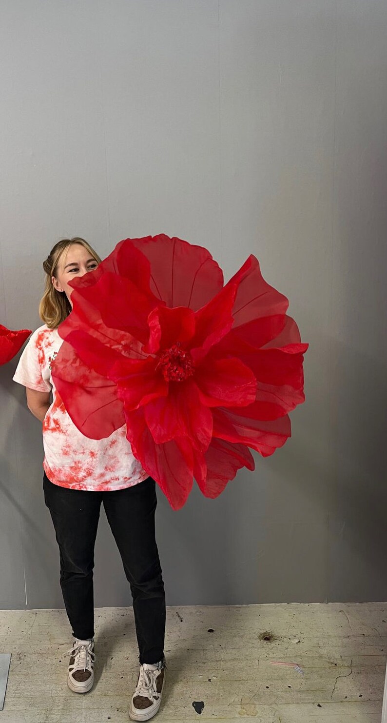 Oversized Silk Flower - Etsy