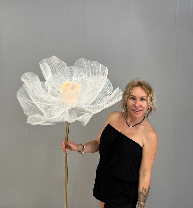 Giant Silk Flower. Oversized Fabric Flower - Etsy