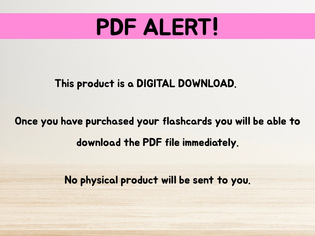 ABC Alphabet Flashcards Letters A-Z Printable | Classroom Display - Etsy