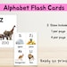 ABC Alphabet Flashcards Letters A-Z Printable | Classroom Display - Etsy