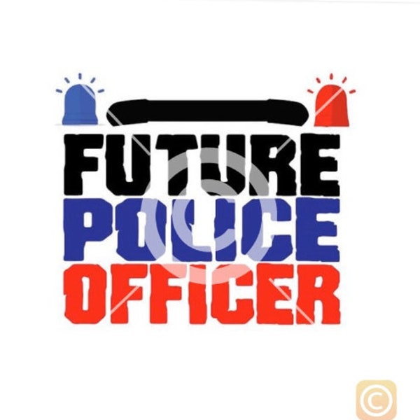 Future Police Officer Svg - Etsy