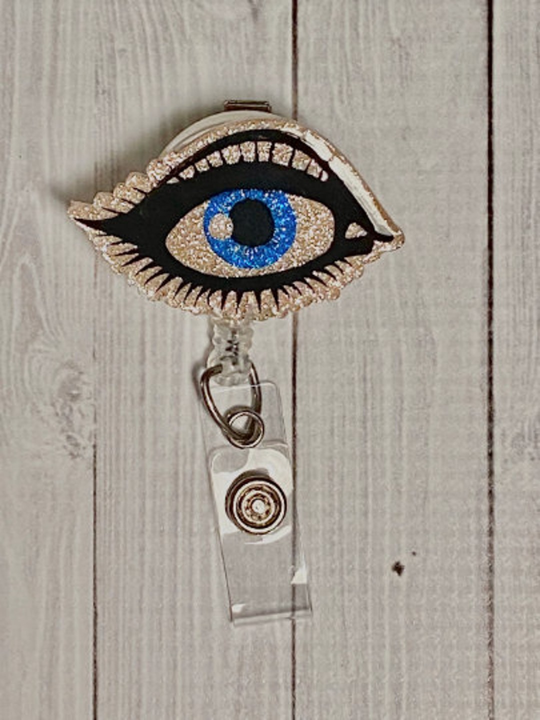 Eye Interchangable Retractable Reel Lanyard for Badges - Etsy