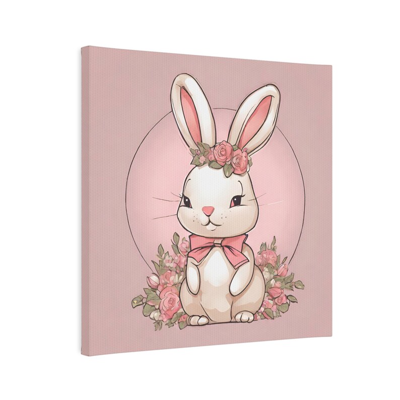 Coquette Bunny, Coquette Home Decor, Childrens Room, Gift for Girl ...
