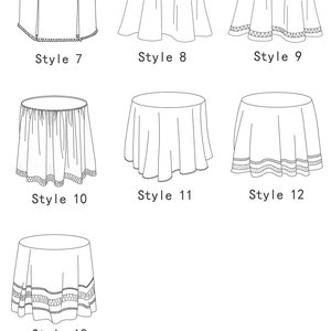 Custom Baby Blue Round Table Skirt,pleated Ruffled Cotton Table Skirt ...