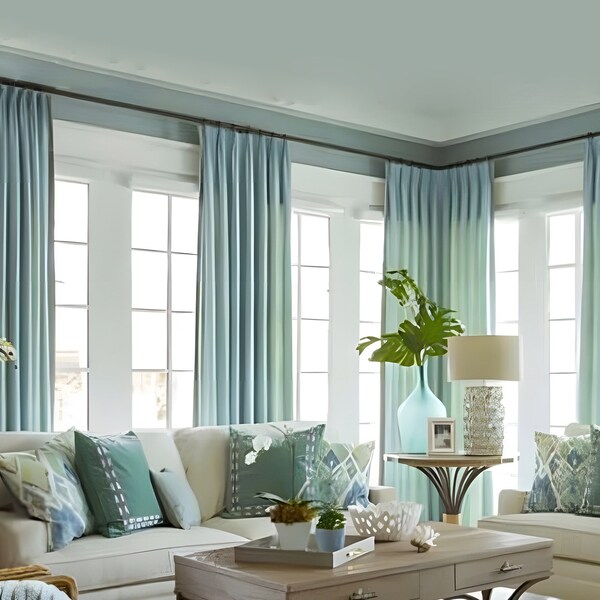 Extra Long Curtains - Etsy