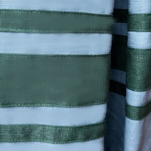 Blue Hexagon Colorblock Table Skirt, Custom Tablecloth, Geometric Table ...