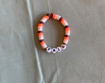 Halloween Clay Bead Bracelet - Etsy