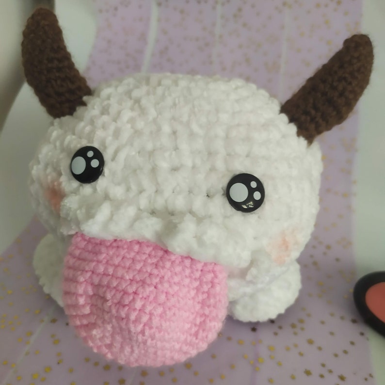 Poro Crochet Pattern Poro League of Legends Amigurumi - Etsy