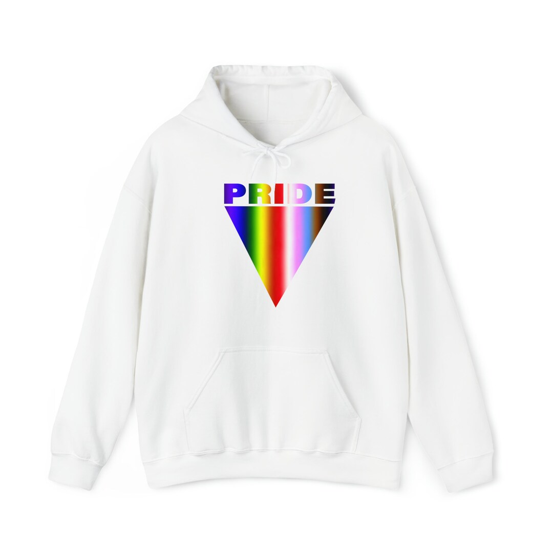 PRIDE LGBTQ Inclusive Rainbow Triangle Unisex Heavy Blend™ - Etsy