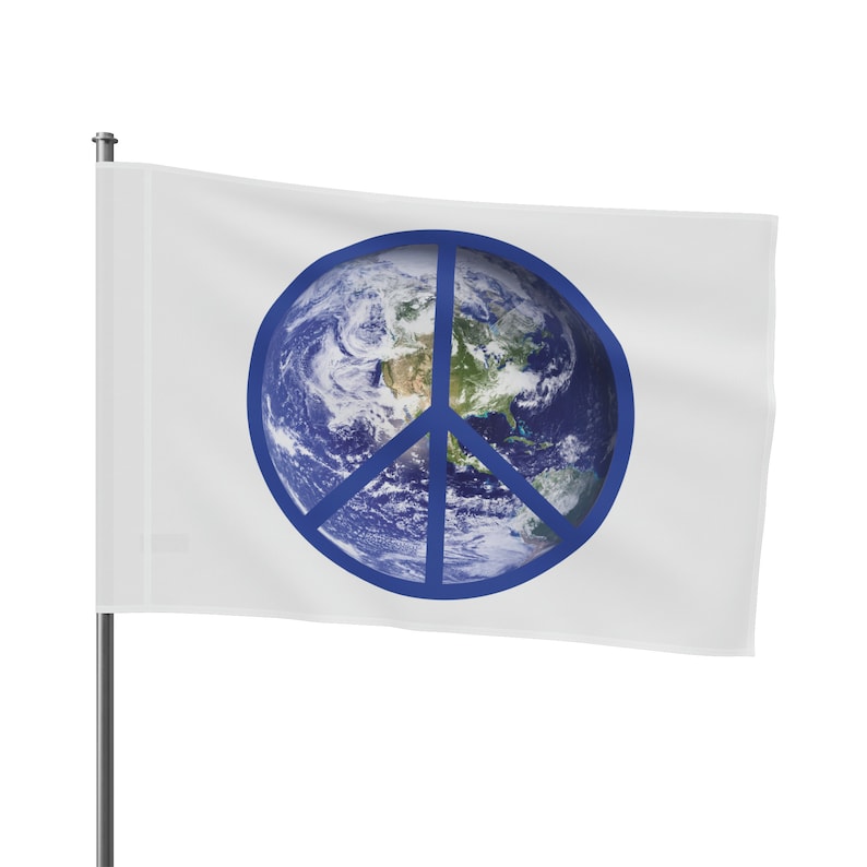 Wishing for PEACE ON EARTH Flag - Etsy