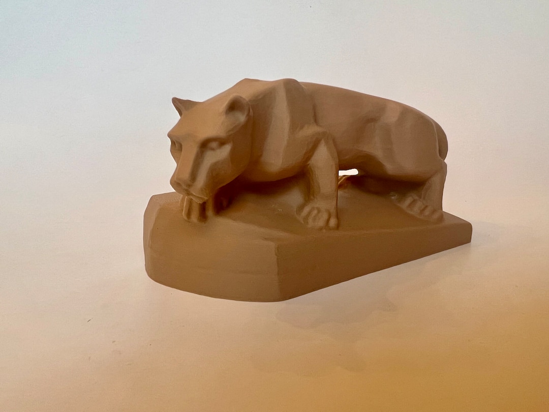 3D Printed Nittany Lion Shrine: Penn State Alumni Gift, Cake Topper - Etsy