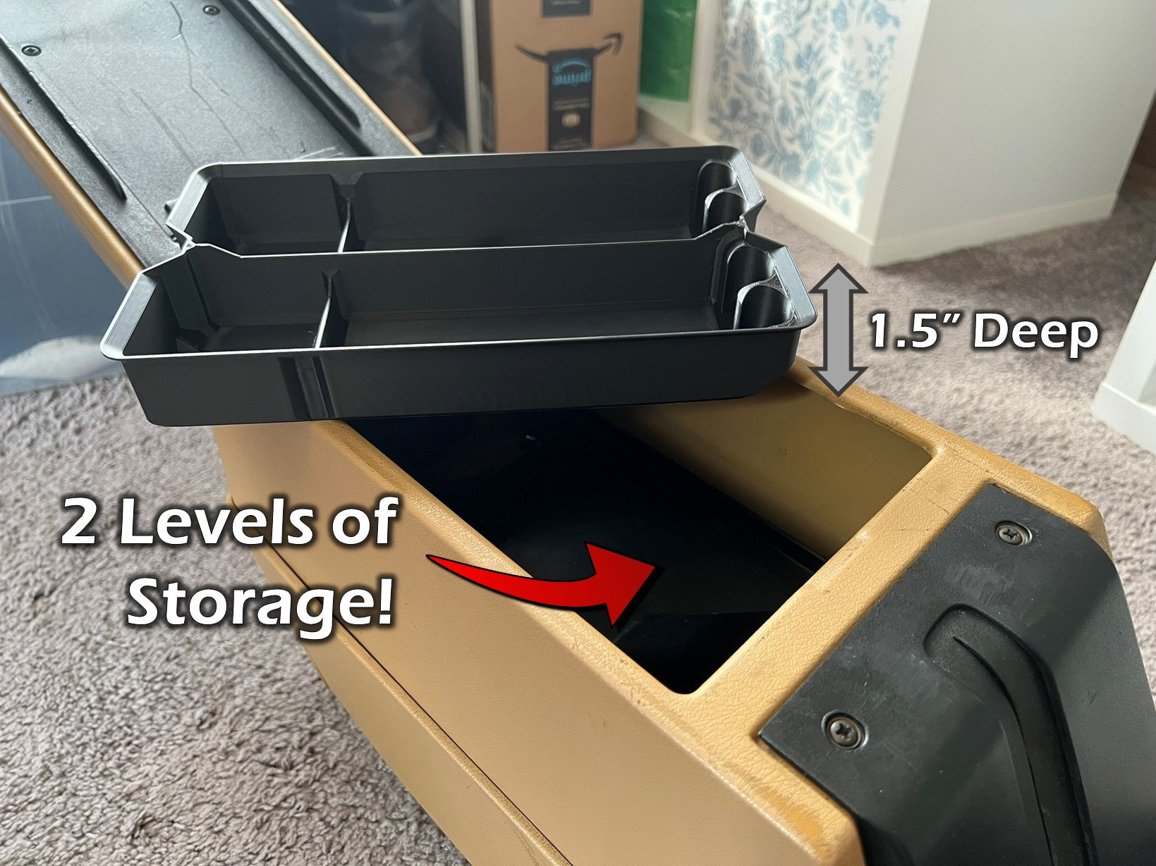 Jeep Cherokee XJ 84-96 Center Console Tray Storage Divider/organization ...