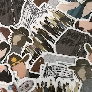 The Walking Dead Stickers - Etsy