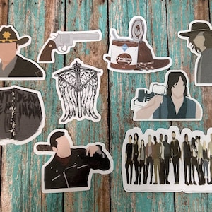 The Walking Dead Stickers - Etsy