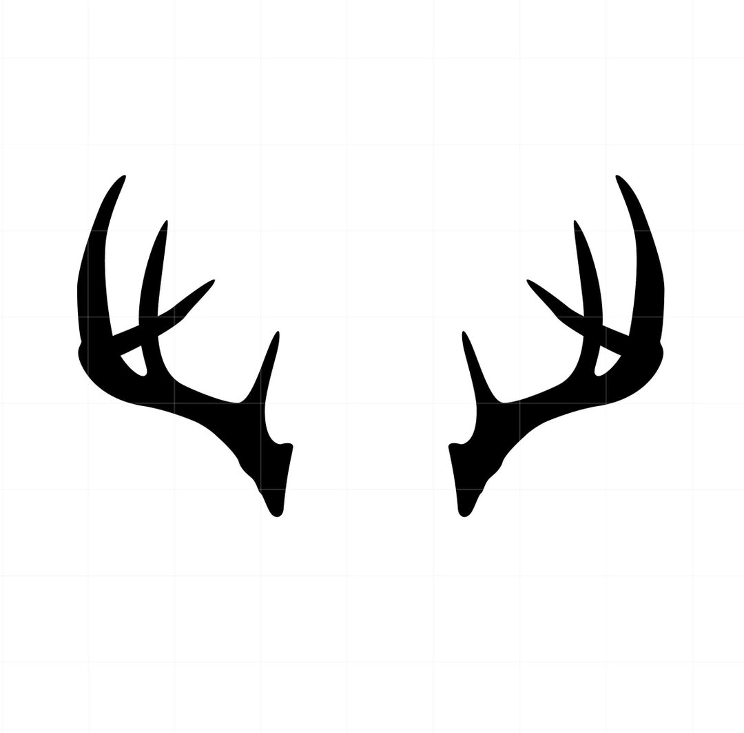 Deer Antlers Decal - Etsy