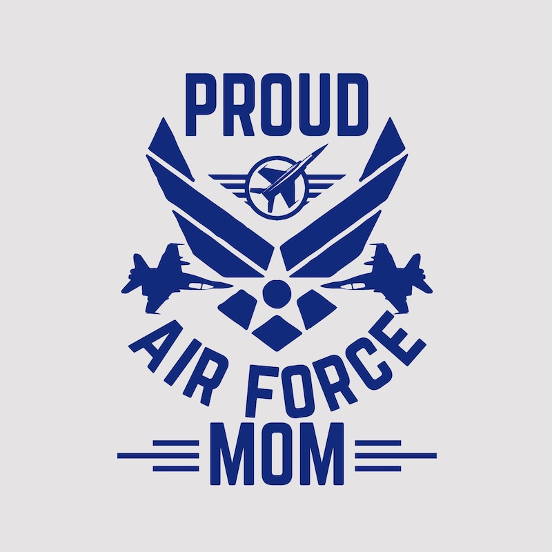 Dtf Air Force Mom - Etsy
