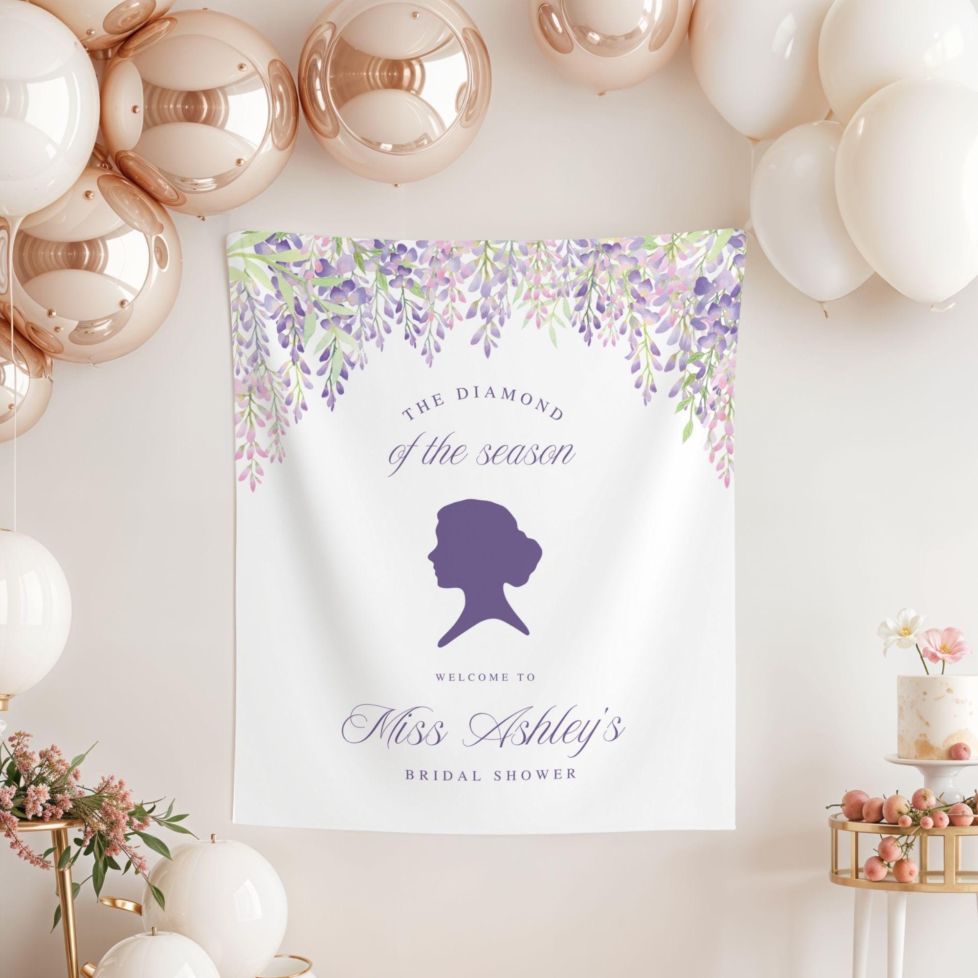 The Diamond of the Season Bachelorette Party Banner: Regency Era Bridal ...