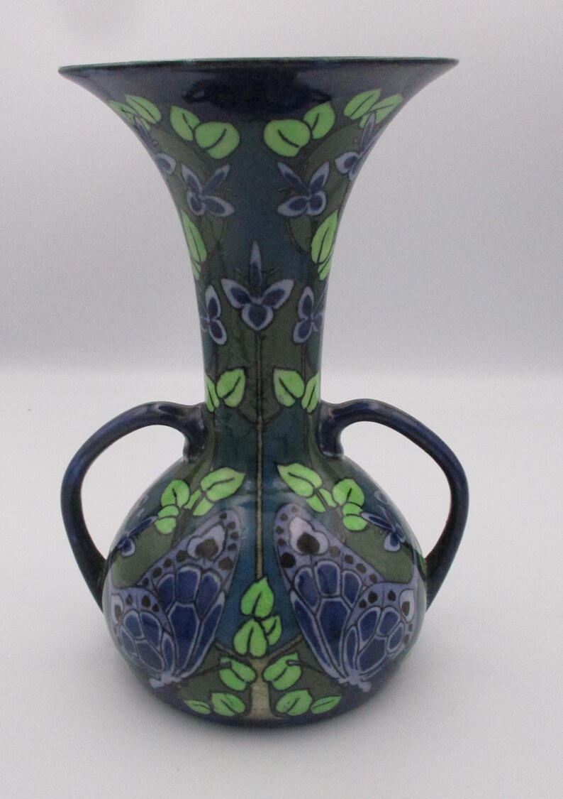 Rare Wedgwood England Lindsay Ware Vase Circa 1900 Hand Painted ...