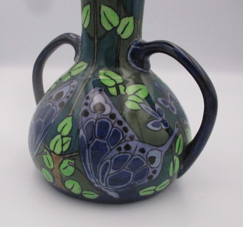 Rare Wedgwood England Lindsay Ware Vase Circa 1900 Hand Painted ...