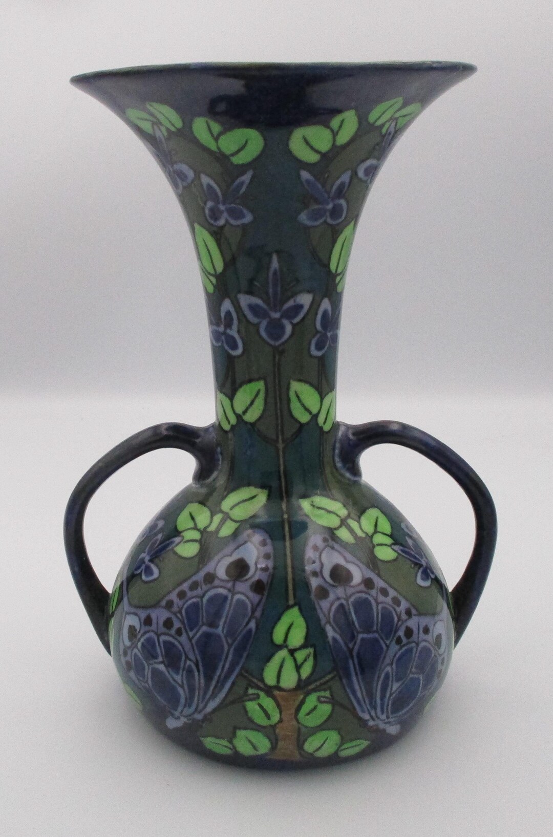 Rare Wedgwood England Lindsay Ware Vase Circa 1900 Hand Painted ...