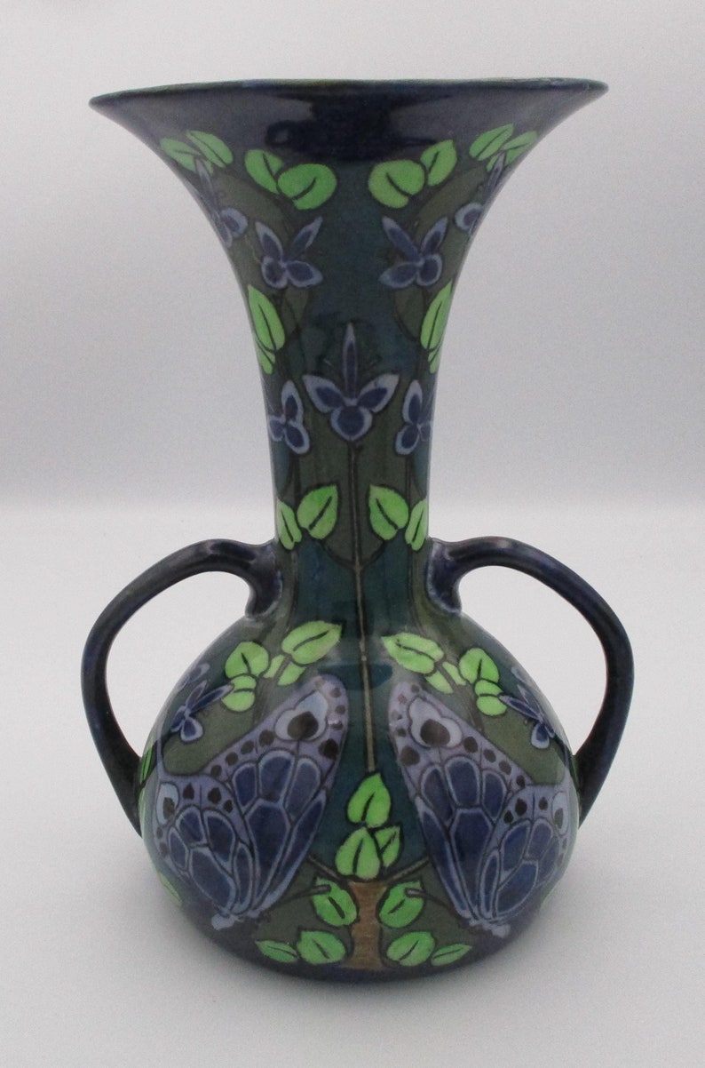 Rare Wedgwood England Lindsay Ware Vase Circa 1900 Hand Painted ...