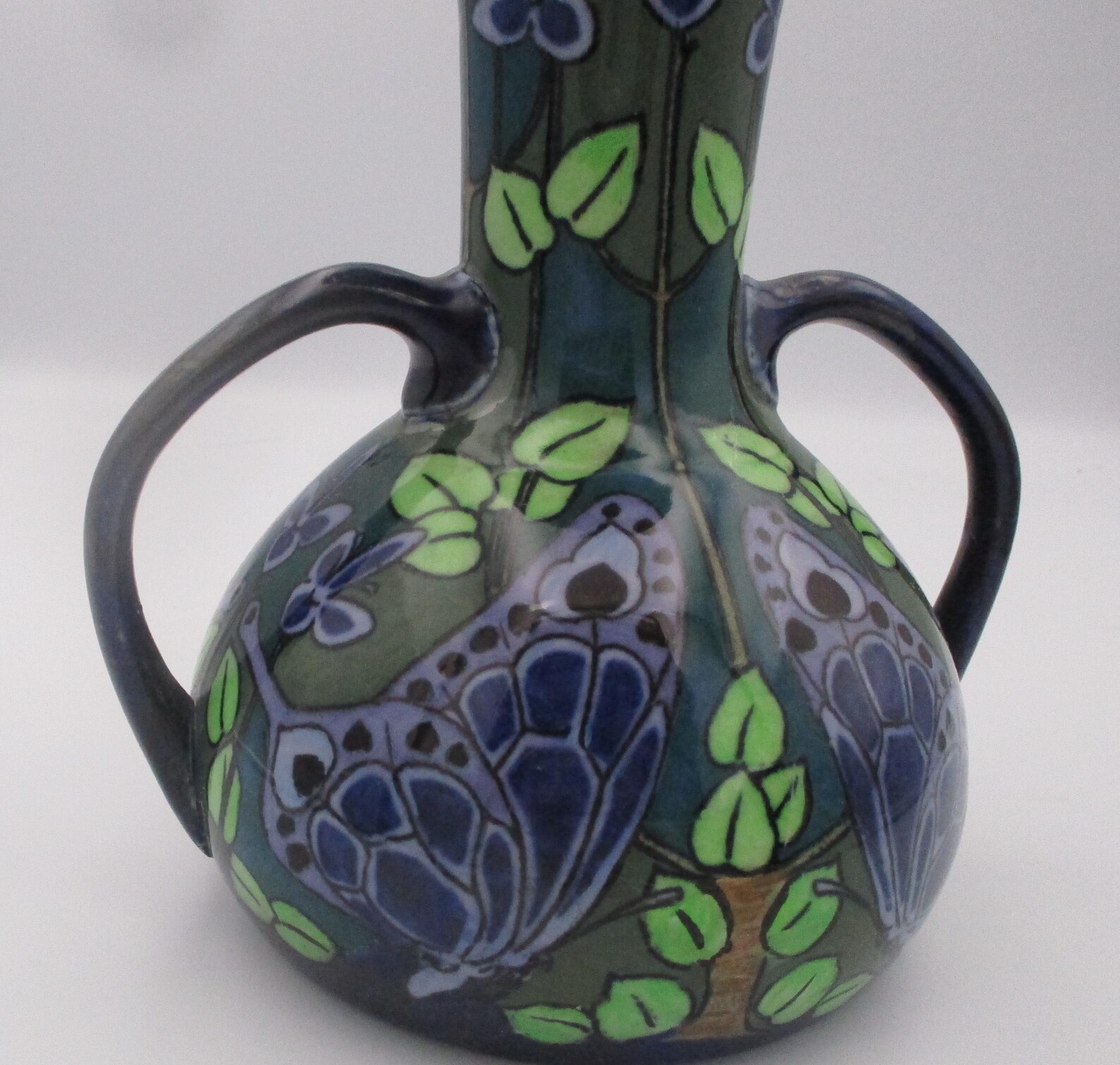 Rare Wedgwood England Lindsay Ware Vase Circa 1900 Hand Painted ...