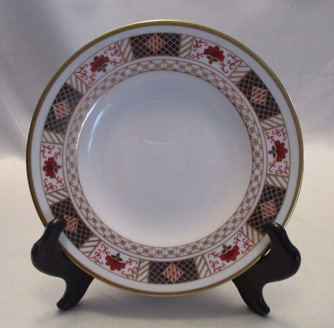 Royal Crown Derby Bread Plate: Bone China, Gold Gilded Derby Border - Etsy