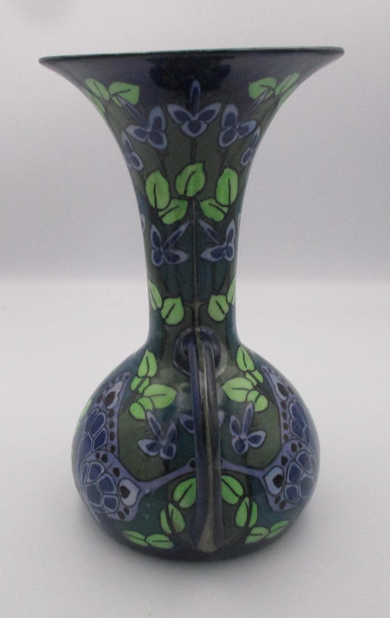 Rare Wedgwood England Lindsay Ware Vase Circa 1900 Hand Painted ...